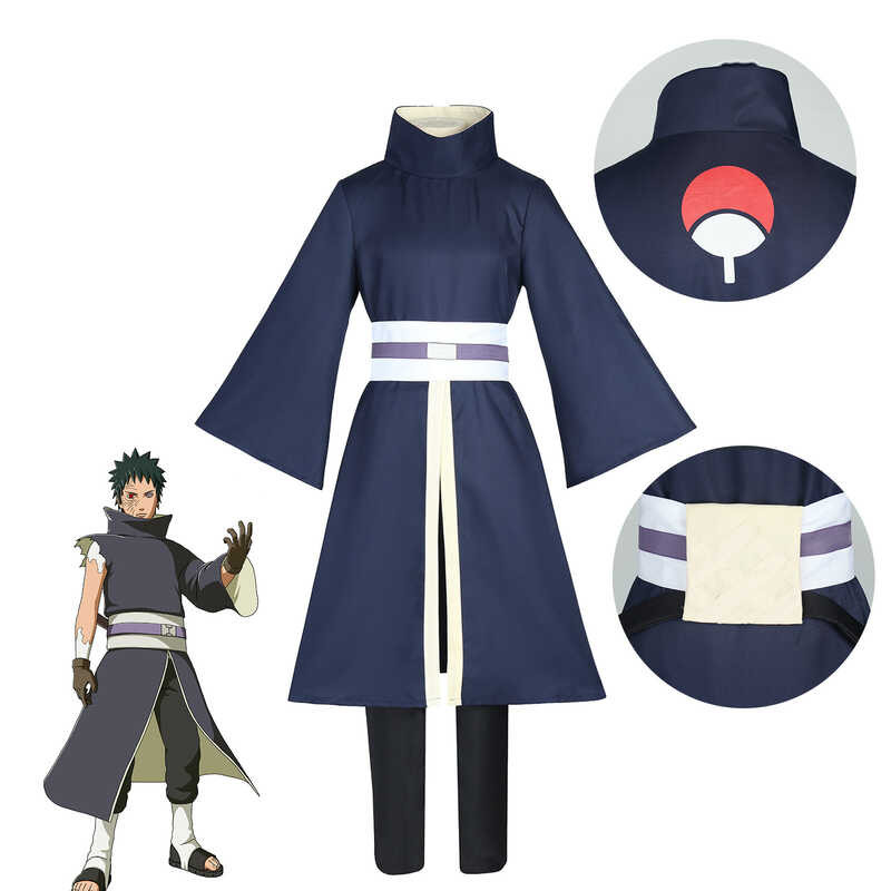 Huoying Uchiha Obito Cosplay Costume Uchiha Obito Aoi Cosplay Outfit ...