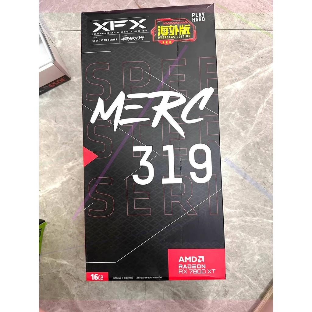 XFX 7800XT Overseas Edition Pro 16G Graphics Card Purchased in June ...