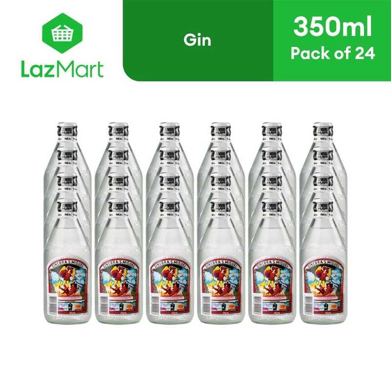 Ginebra San Miguel Gin Bilog (Round) - 350Ml X 24 (Case) Cec 2Bb ...