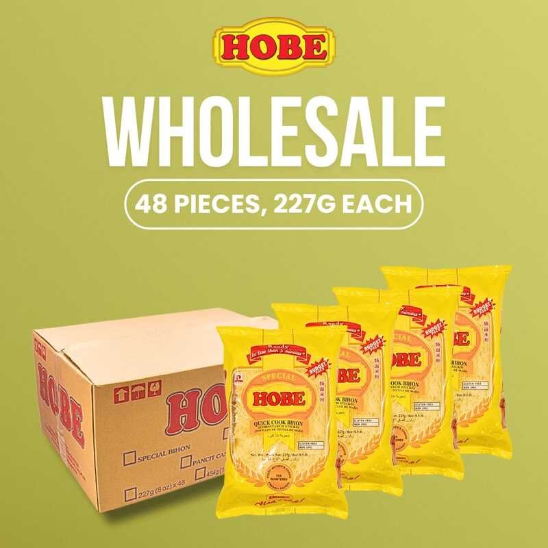 1 WHOLESALE Hobe Pancit Bihon Noodles - Quick Cook 60A | Shopee Philippines