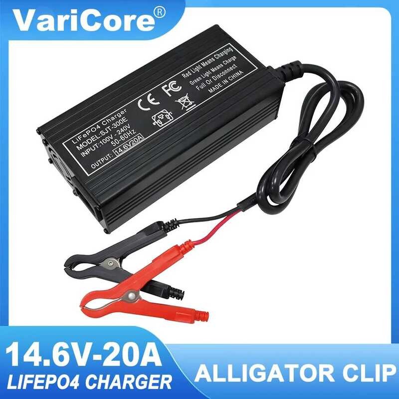 4 Varicore 3 14.6V 20A Smart Lifepo4 Battery Charger 110-220V 4S 12V ...