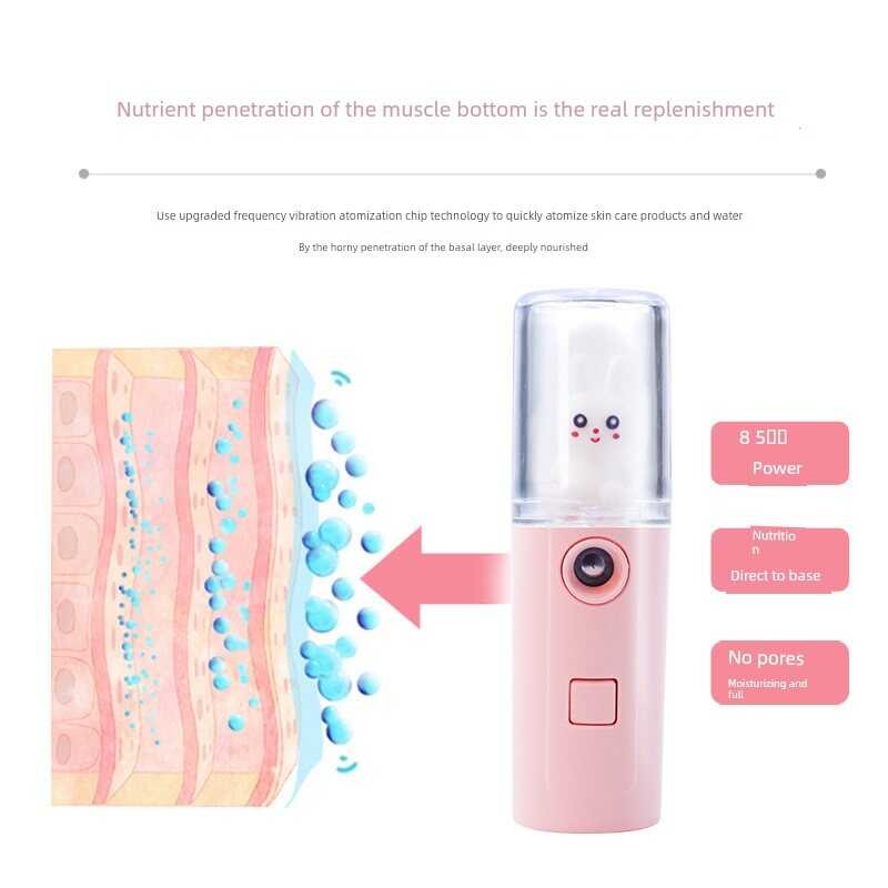 Rabbit Cute Pet Nano Mist Sprayer Handheld Portable Oxygen Dressing ...