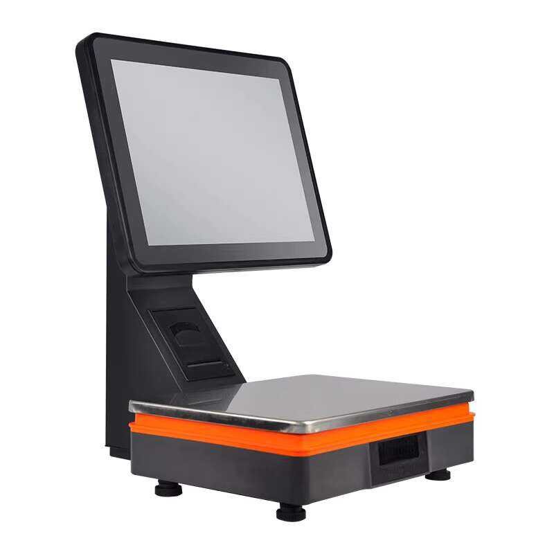 Machine Supermarket PC Electronic Touchscreen Weighing Cash Register ...