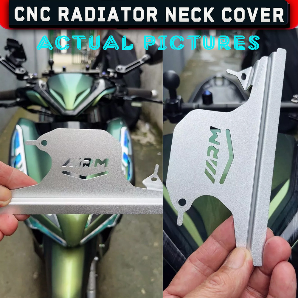 Radiator Neck Cover Full CNC Alloy Thicker For Click 125/150/ ADV 150 ...