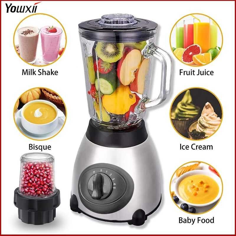 YOWXII Shake Blender Heavy Duty Multifunctional Crushed Juicer Blinder ...
