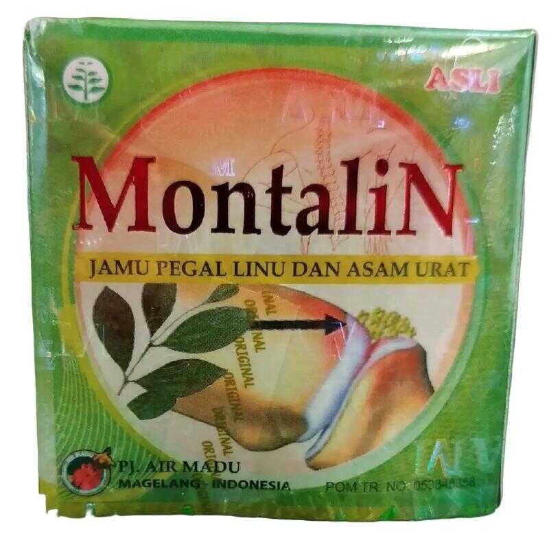 95B MONTALIN Herbal Capsules Silver Sealed 100% Original From Indonesia ...