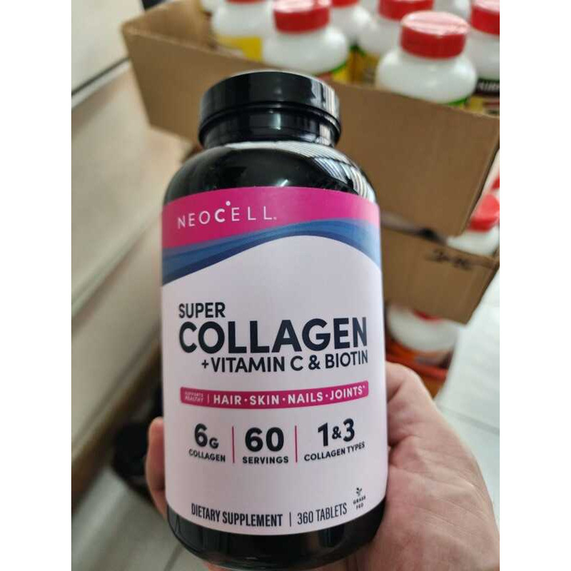 Neocell Super Collagen + C With Biotin, 270Tabs (6/2026 Expiry); And ...