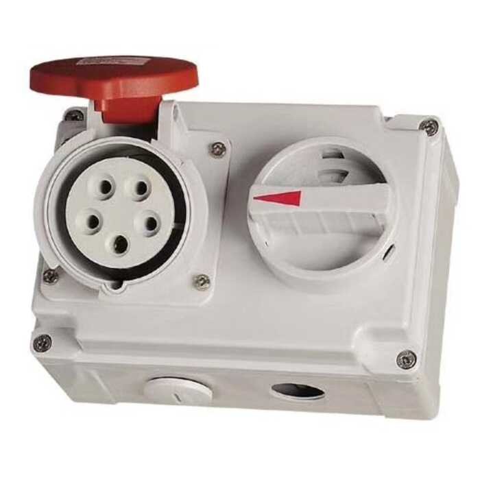 ☑♥ European Standard Industrial Mechanical Interlock with Socket 16A 3 ...