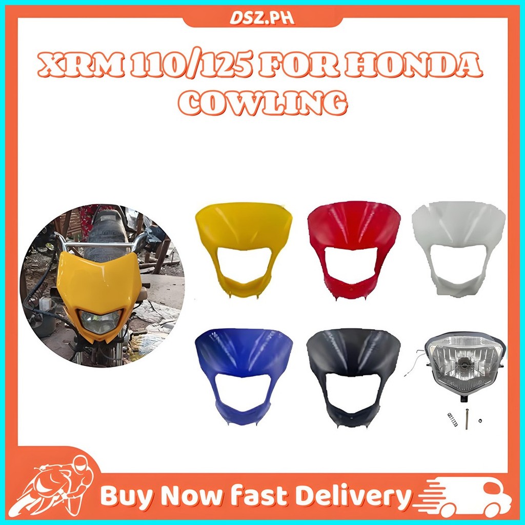 HONDA XRM 110 FULL BODY FAIRING KIT 4 COLORS | Shopee Philippines