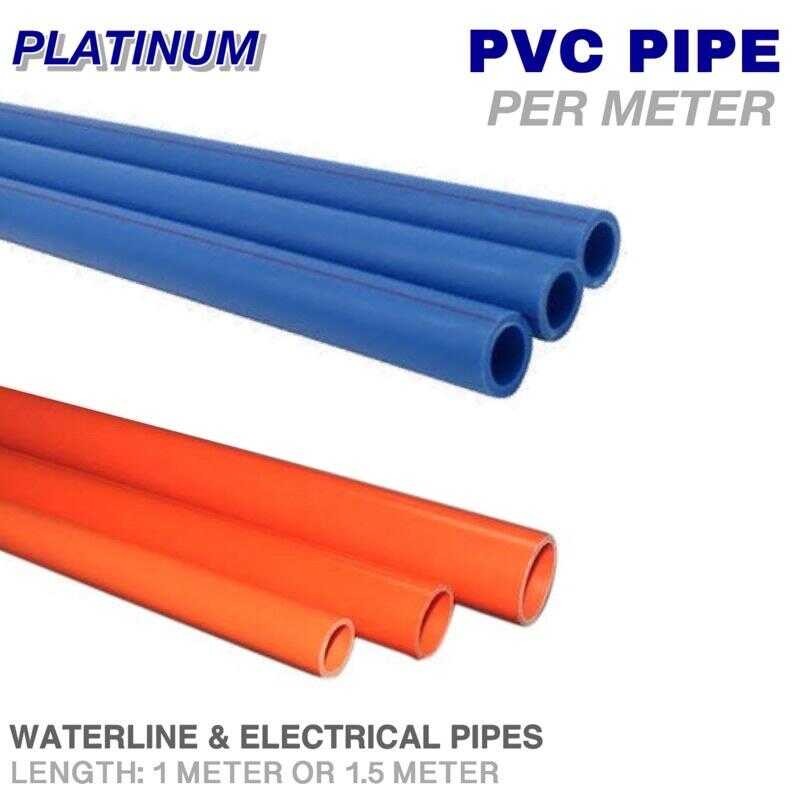 1M 1.5M| PVC Pipe Blue & Orange Waterline And Electrical 1/2” 3/4” 1” 1 ...