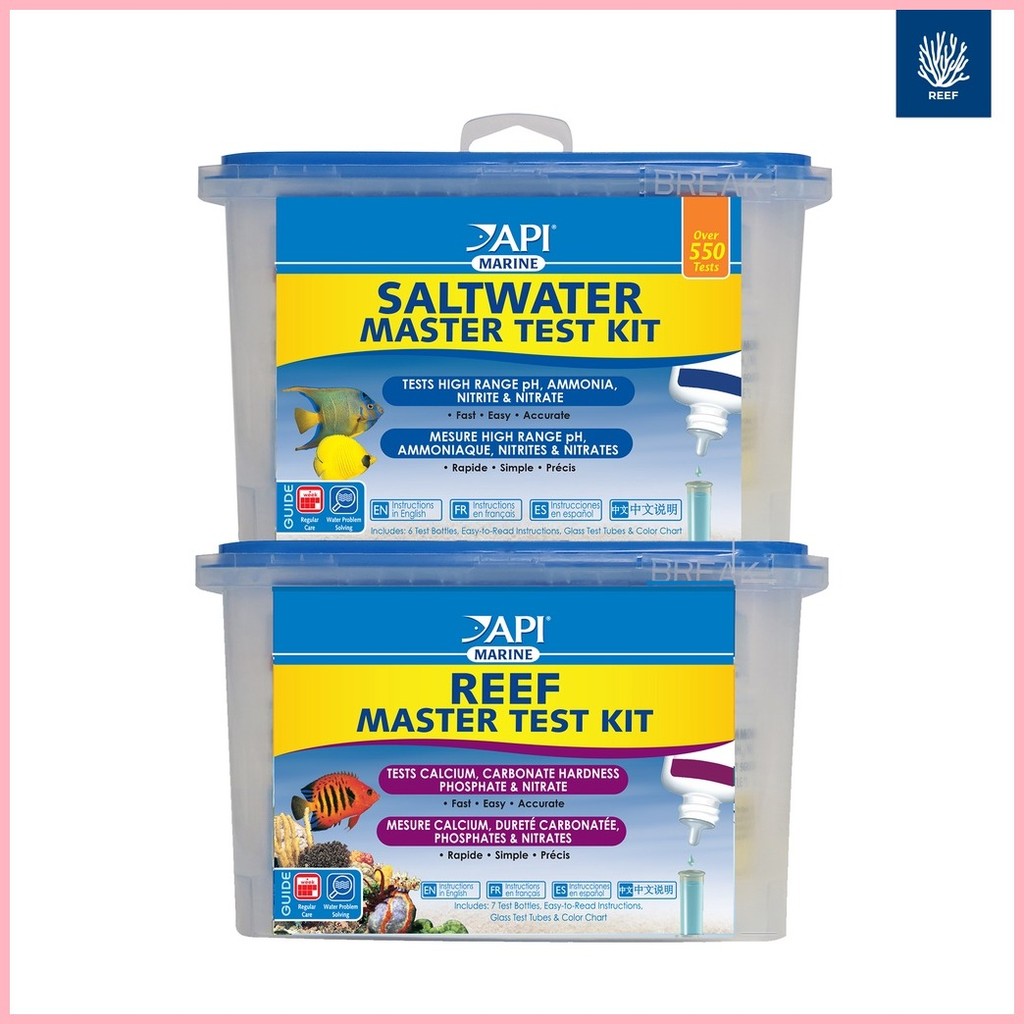 API Reef Master and Saltwater Master Test Kit | Test kits for saltwater ...