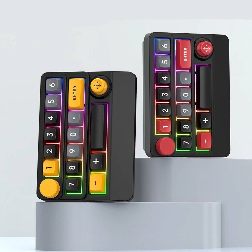 Key 15 Ergonomics Customized Tri-Mode BT/2.4GHz/Wired Wireless Numeric ...