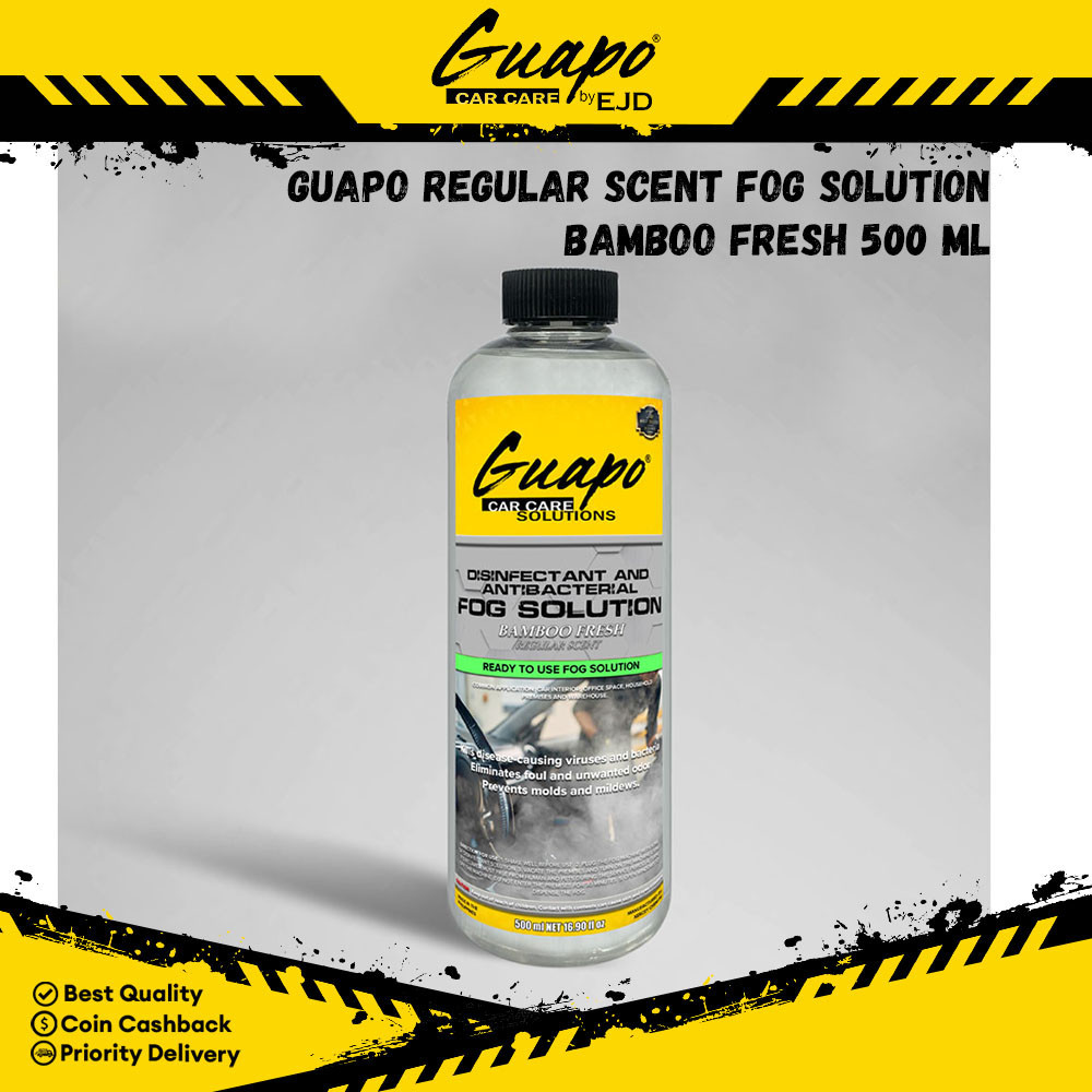 Guapo Regular Scent Fog Solution (Bamboo Fresh) 500 mL | Guapo Car Care ...