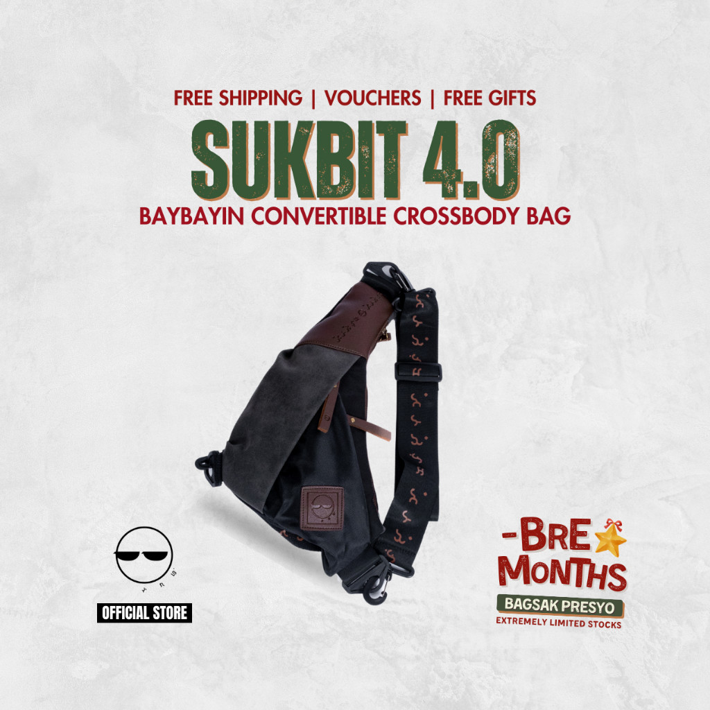 LEGAZY Sukbit 4.0 Baybayin Convertible Sleek Crossbody Bag Leg Bag ...