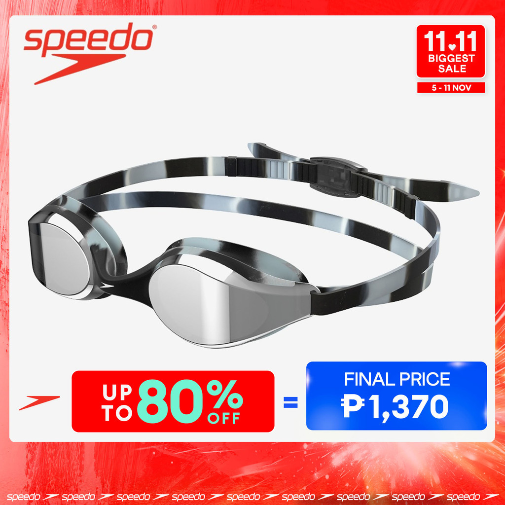 Speedo Men & Women's Goggles - Hyper Flyer Mirror - Silver - 8 ...