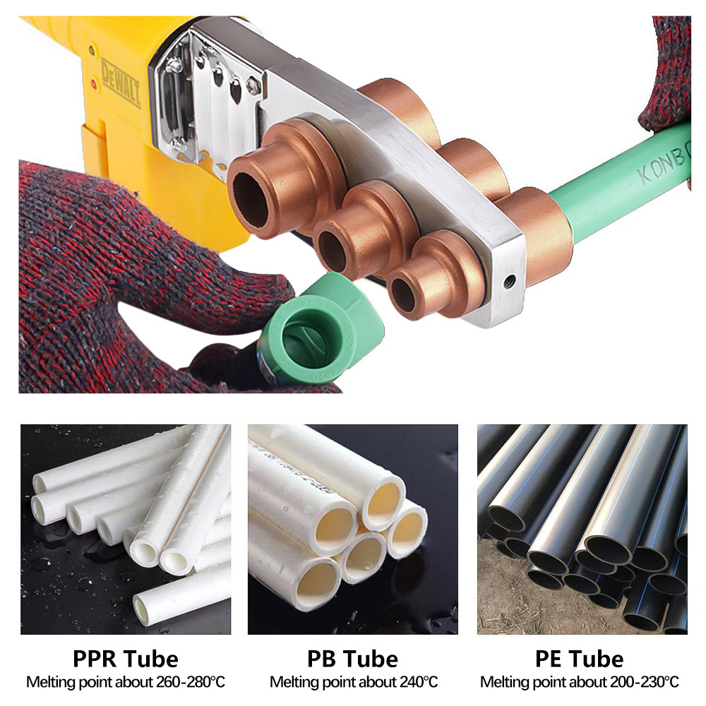 PPR Heater Fusion Machine Heavy Duty 20-63mm PVC PPR Pipe Welding ...