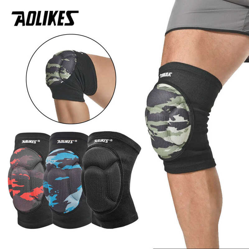 AOLIKES 2Pcs Sponge Sports Knee Knee Brace Support Protect Elbow Pads ...