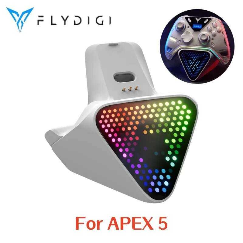 Flydigi Apex 5 2Pro White RGB Base, Official Charging Dock Stand With ...