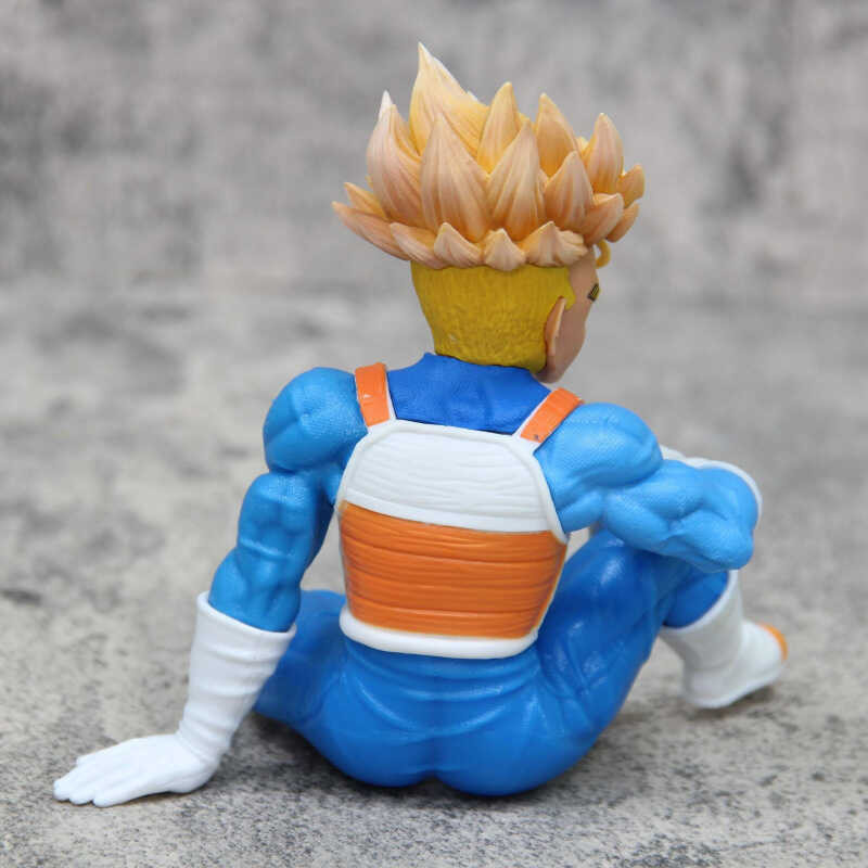 A ⭐Aa Seven⭐ Dragon Ball Super Sitting Pose Vegeta Model Figurine ...