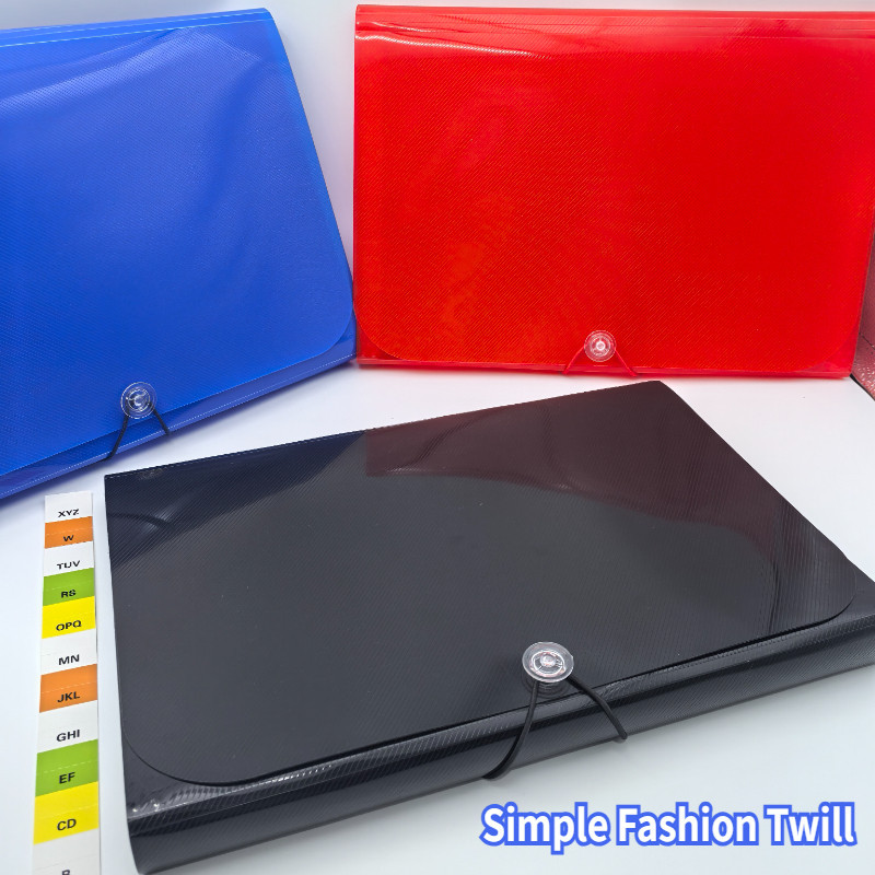 Long Expanding File Folder With Buckle 13 Layers Paper Organizers ...