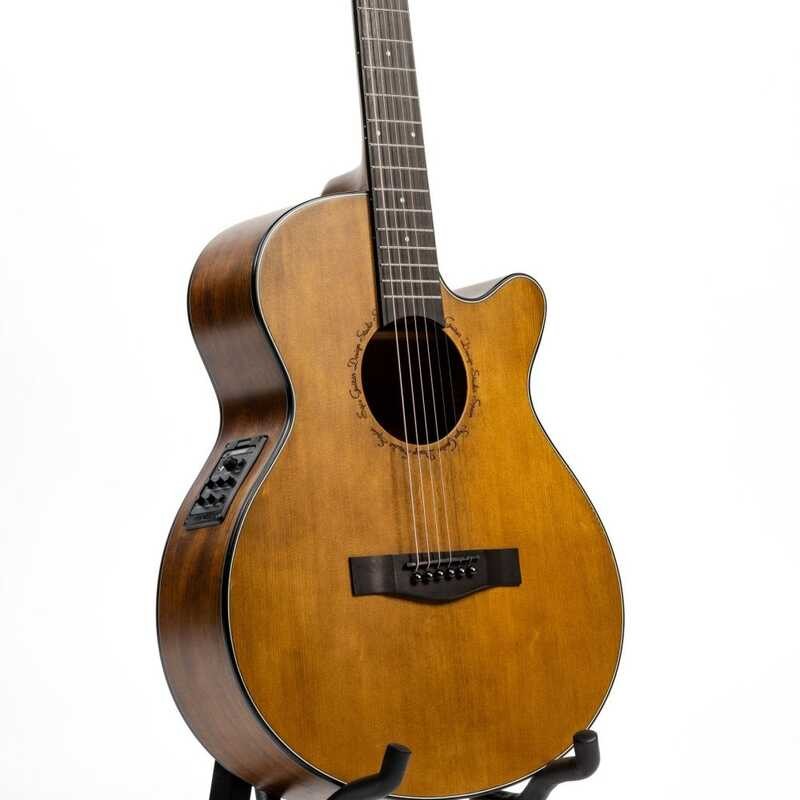 Sqoe Acoustic Guitar 40 Inches Engkantado Series With Sqoe Pickup ...