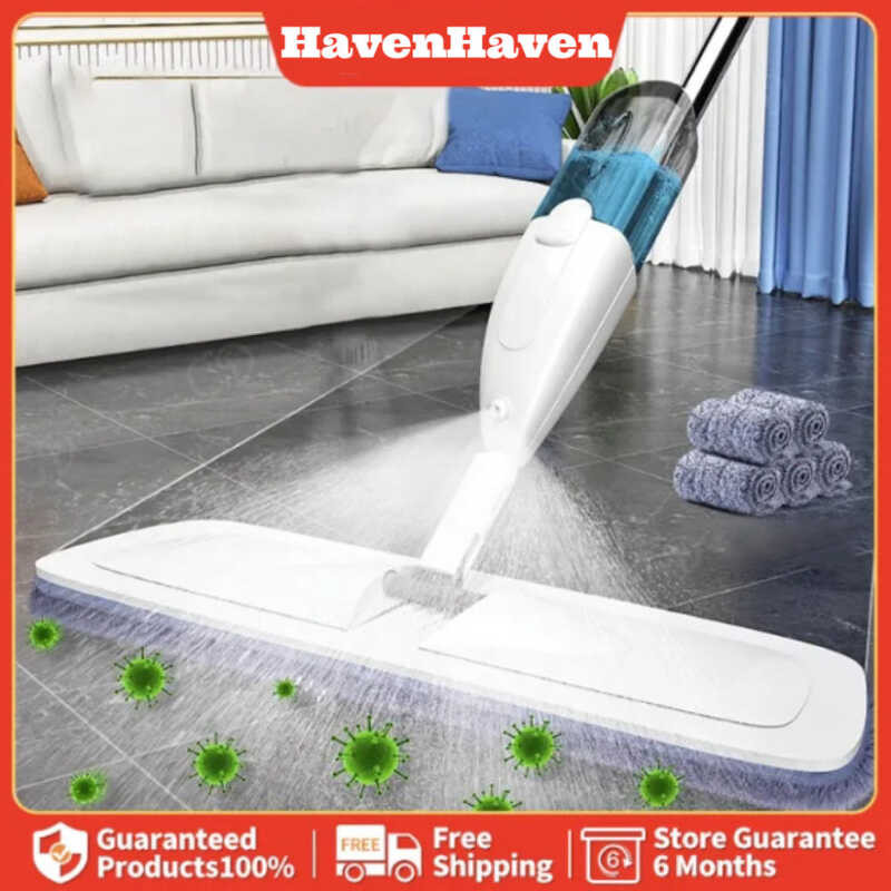 Spray Mop For Floor 360 Rotating Flat Mop With 350Ml Tank Water ...