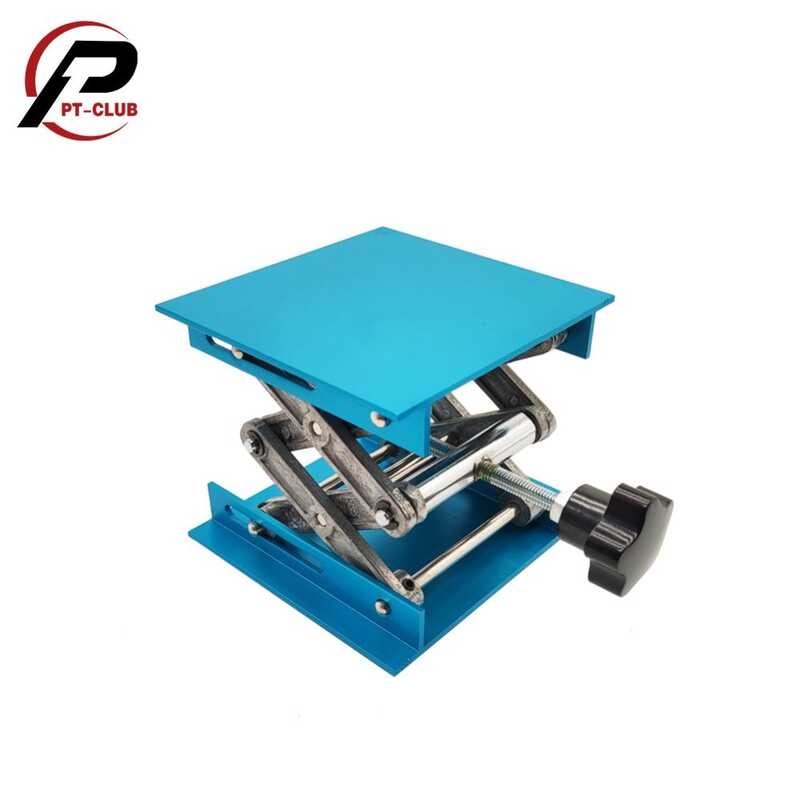 Lab Plate Jack Scissor Stand Platform Router Workbench Table Woodworking Lift Laboratory Carpen ...