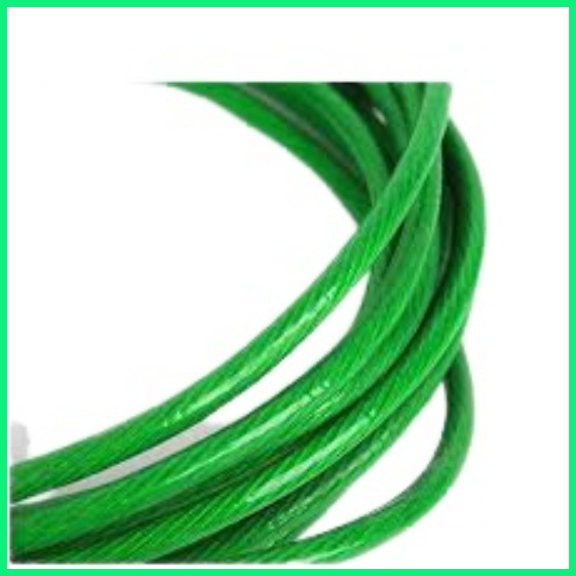 PVC COATED WIRE ROPE STEEL 8MM | Shopee Philippines