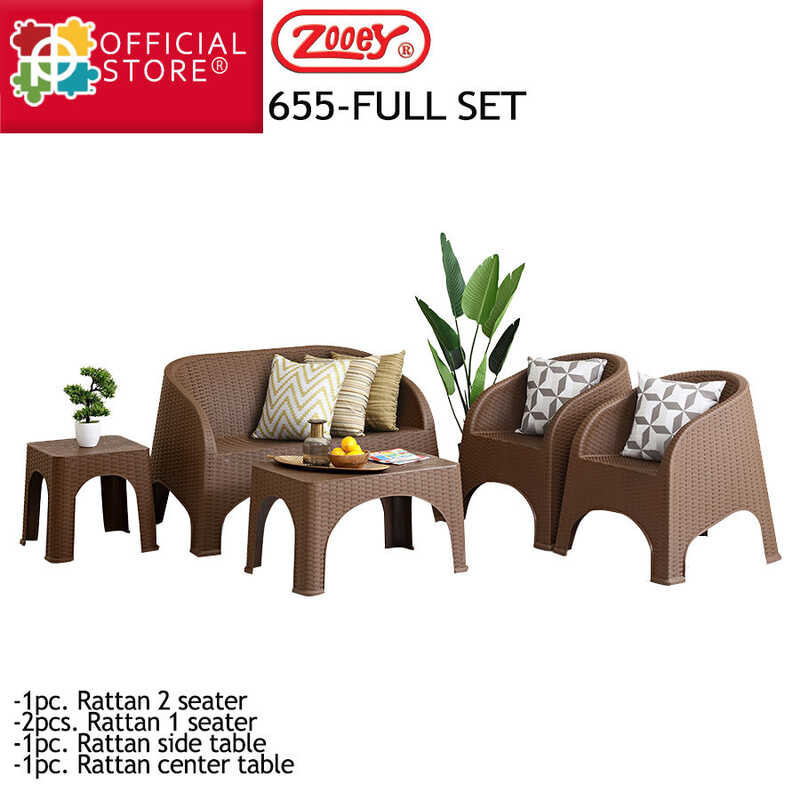 Phc-Zooey Modern Rattan Sala Set Stock No. 655 C8b | Shopee Philippines