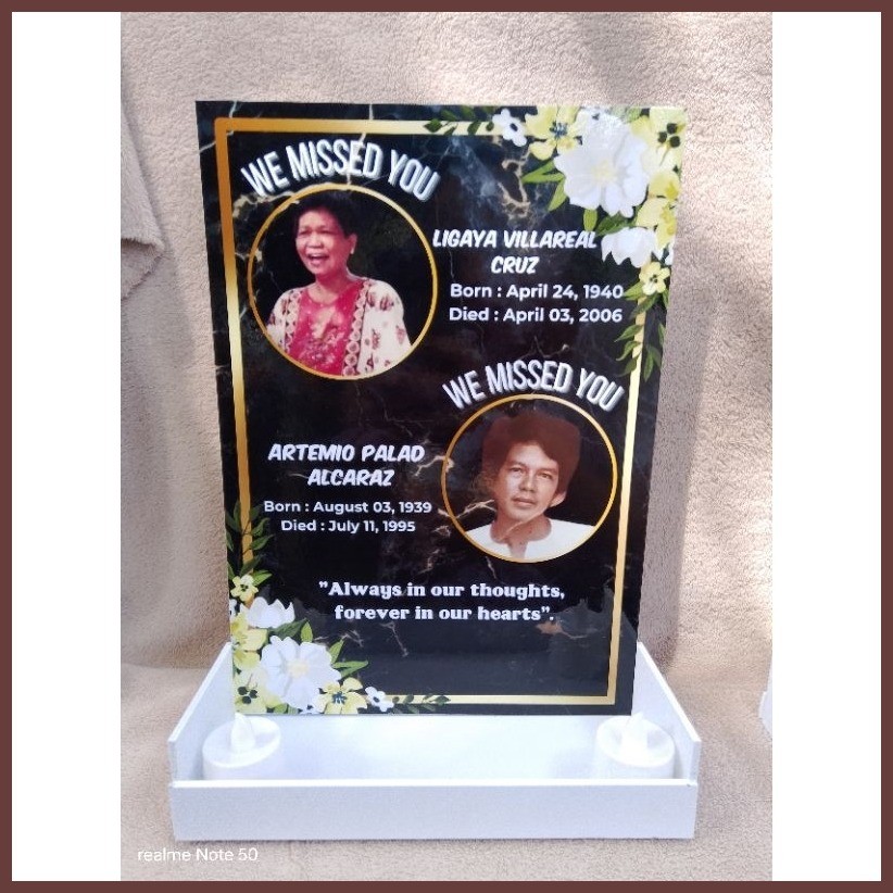 Memorial sintra board standee 2-3person | Shopee Philippines