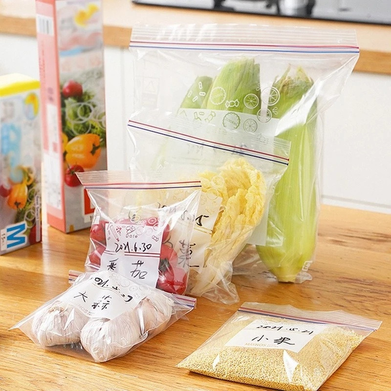 Pouch For Food Reusable Food Pouch Plastic Food Storage S/M/L Food ...
