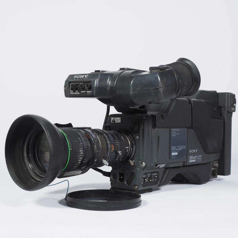 ☑♥ Antique Sony CA-327P Vintage Camcorder Zoom Lens Large Film Camera ...