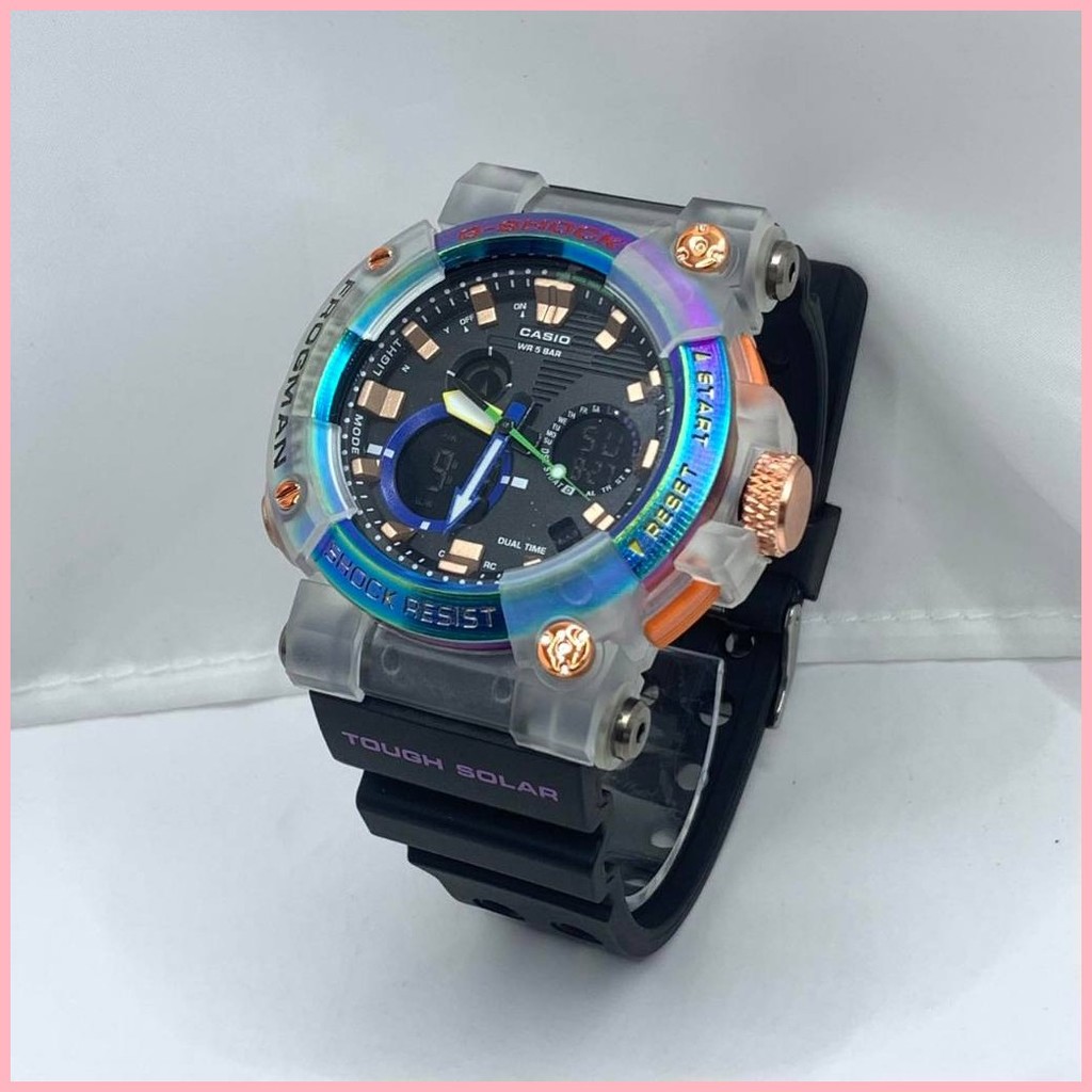 C-A-S-I-O Frogman Collection Hybrid Digital With Analog Japan Made ...