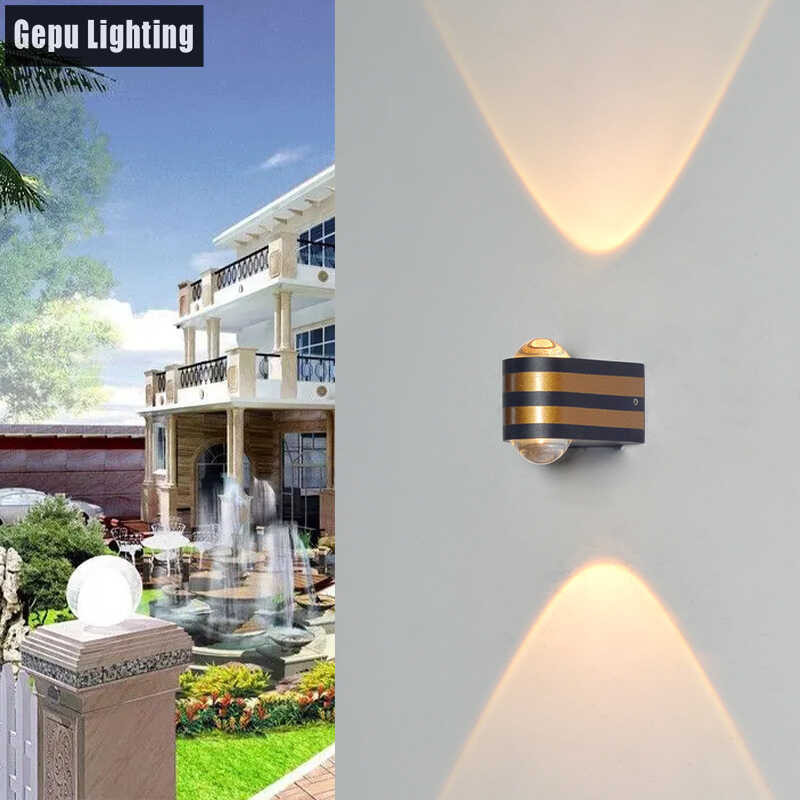 Outdoor Wall Light Waterproof Outdoor Garden Wall Light Exterior Wall ...