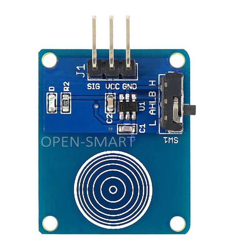 Digital Latching Capacitive Sensor Button Light Touch Switch Module ...
