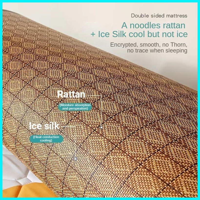 Native Bamboo Banig with foam Ice mat comfortable and foldable mattress ...