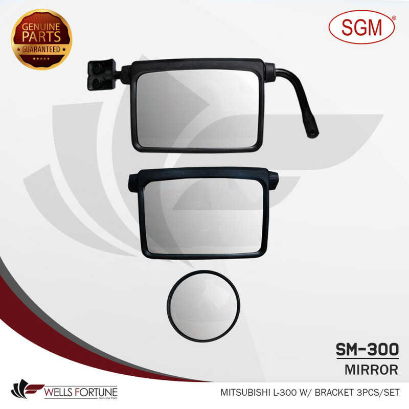 SGM SIDE MIRROR FOR MITSUBISHI L-300 WITH BRACKET (3Pcs/Set) | Shopee Philippines