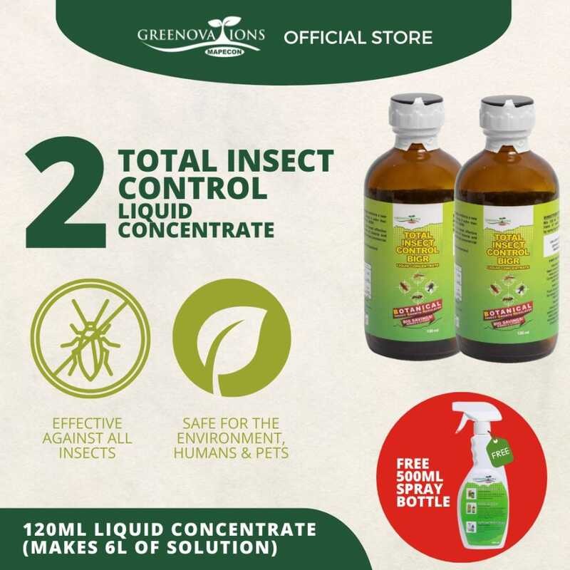 MAPECON GREENOVATIONS Total Insect Killer Liquid Concentrate — BUNDLE ...