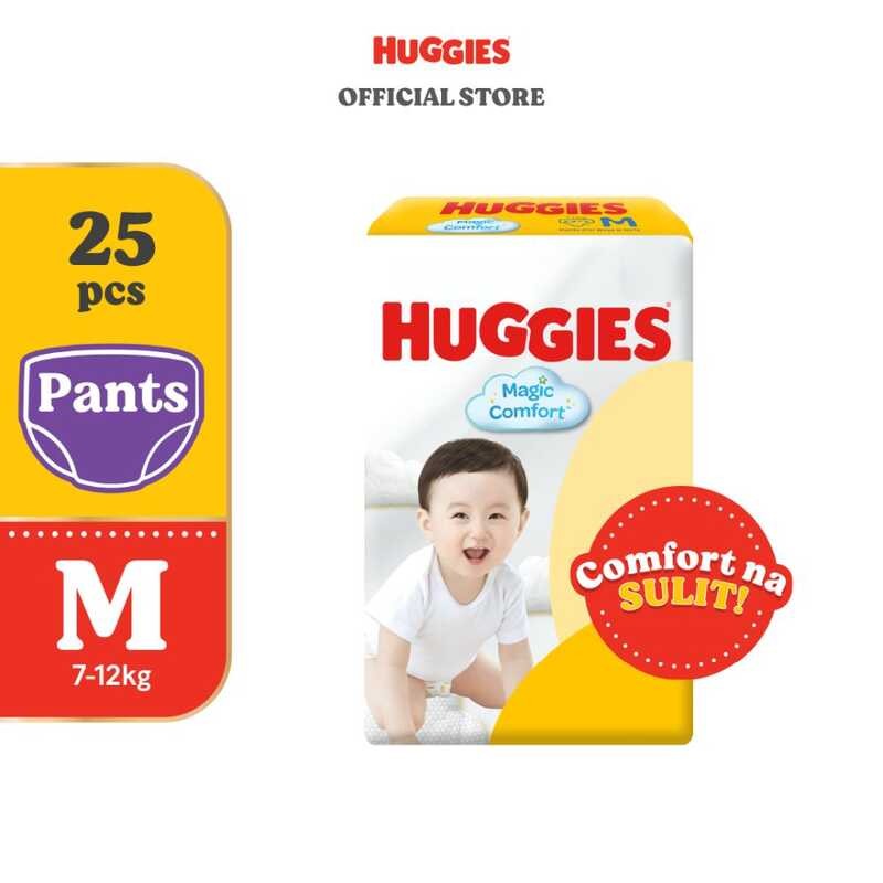 Huggies Magic Comfort Pants Medium - 25 Pcs 8D2 | Shopee Philippines