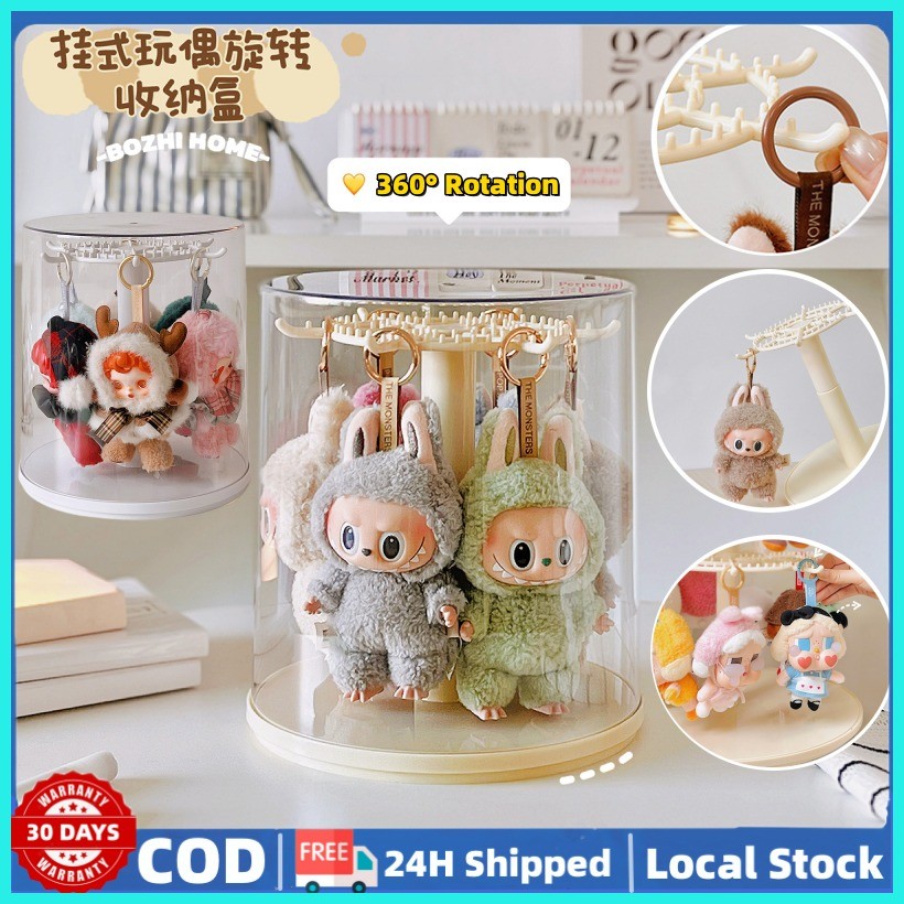 🟧 2pcs Hanging Labubu Display Box Labubu Skull Panda SP Crybaby Plush ...