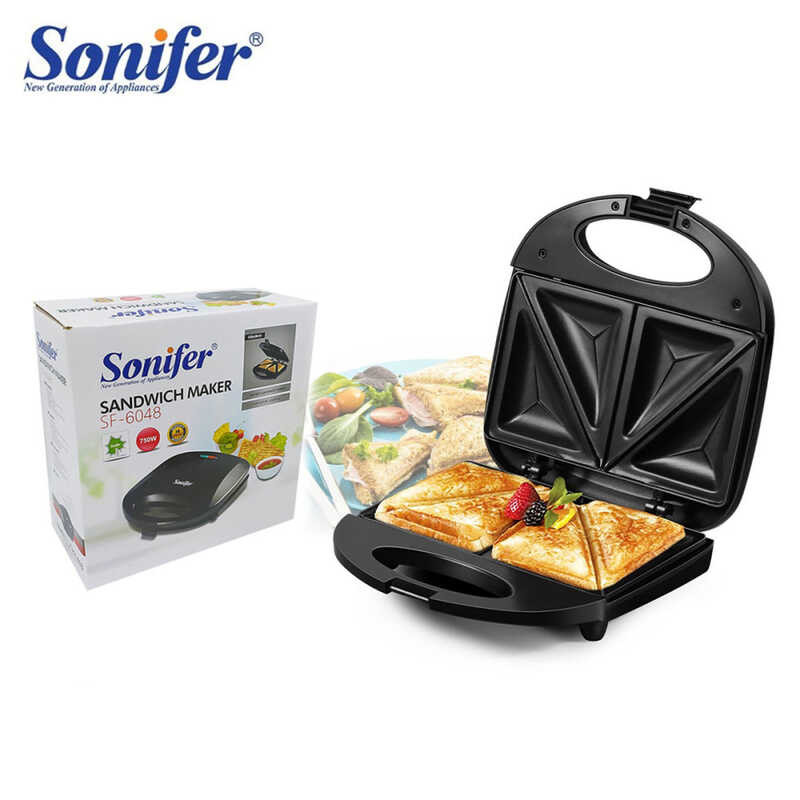 Sonifer Bread Toaster Sand Maker Press Pan And Electric Panini Press ...