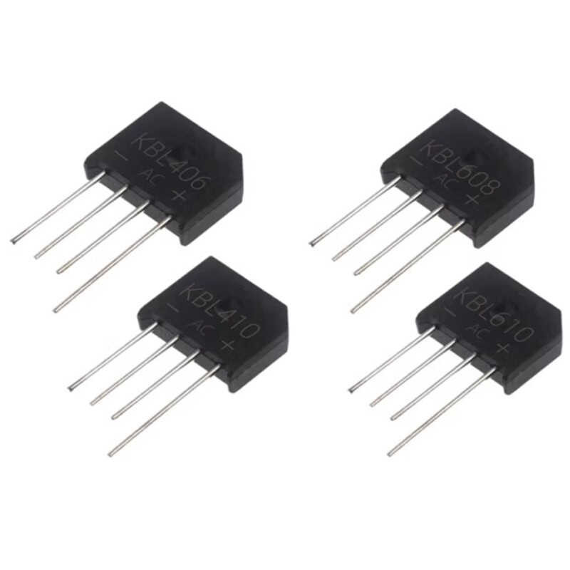 Flat KBL406/408/410/606/608/KBL610 4A6A 6-1000V Rectifier Stack/Full ...