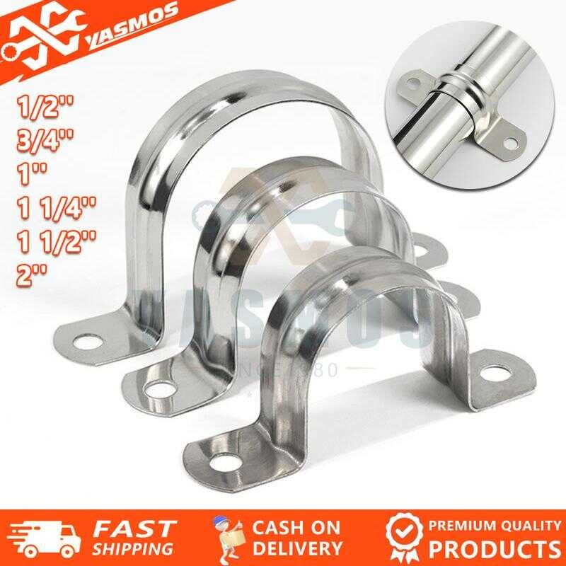 1/2" / 3/4" 1" Heavy Duty Conduit Metal Pipe Clamp G.I Double For EMT ...