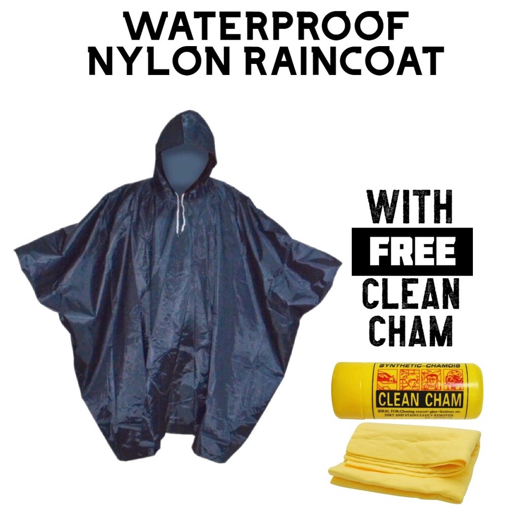HONDA XRM 125 HEAVY DUTY RAINCOAT (navyblue) kapote with free Clean ...