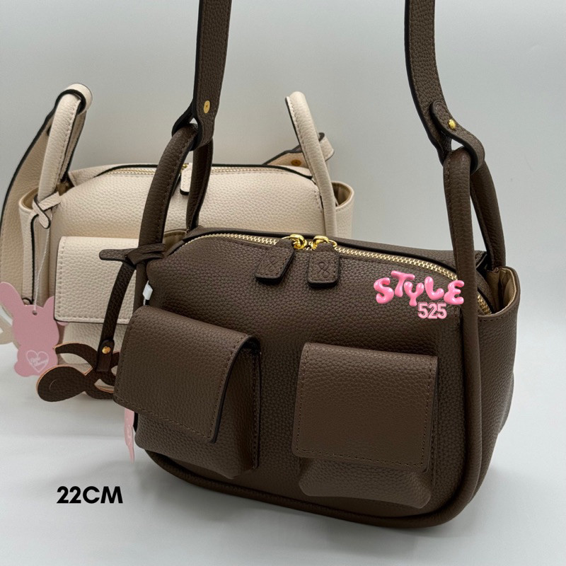Style525 HOLB "BRICK" Crossbody Bag PU Leather 22CM (KK4003) | Shopee ...