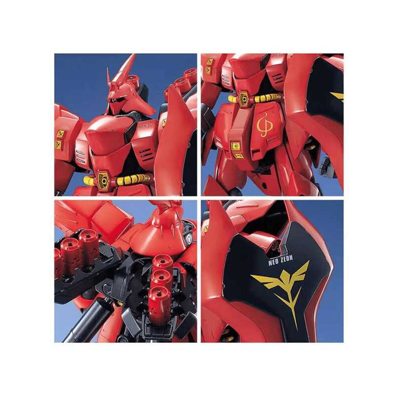 Bandai MG 1/100 SAZABI Sazabi Sha Ka Version Char Gundam Assembly Model ...