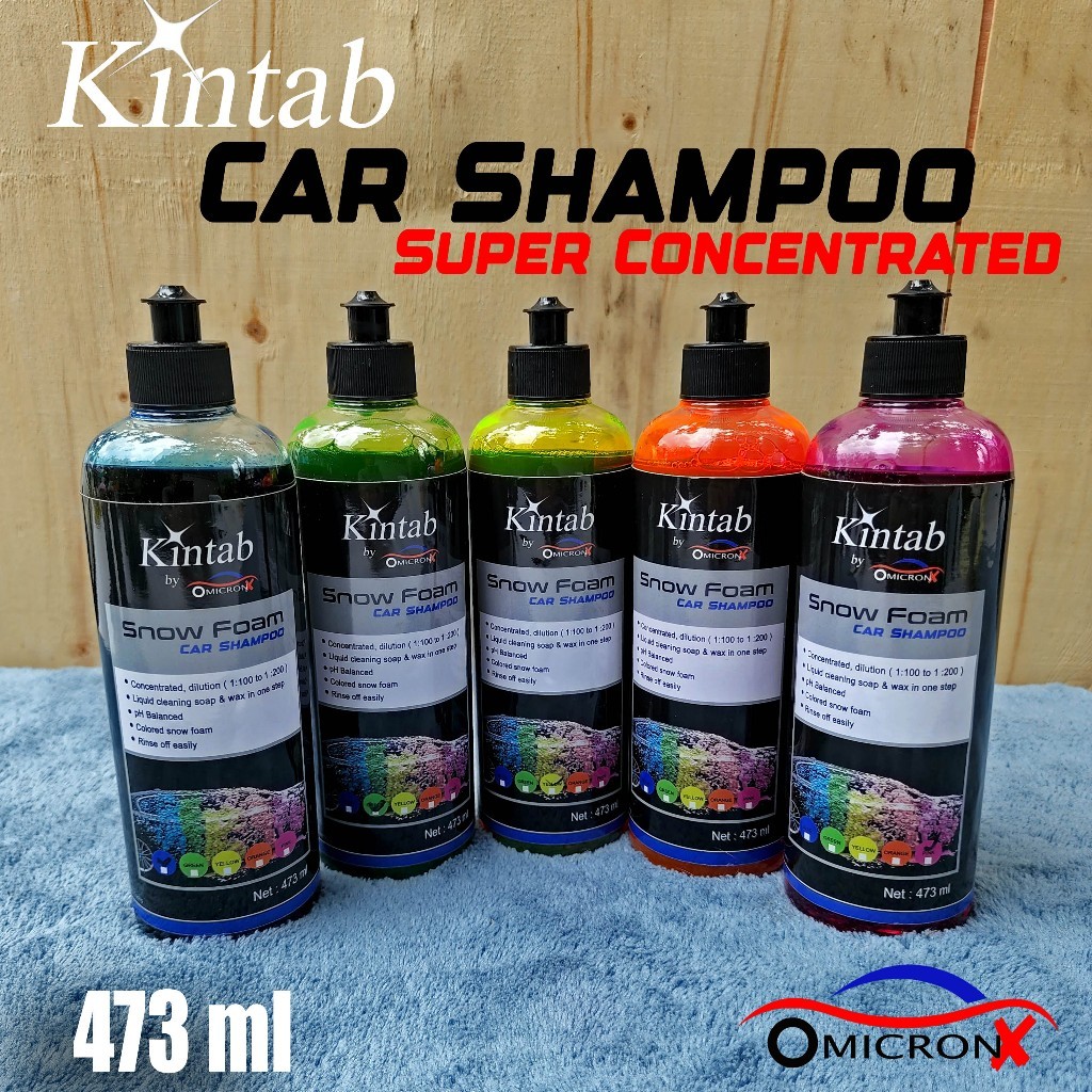 Kintab Snow Foam Car Shampoo 473 ml Super Concentrated Car Shampoo ...