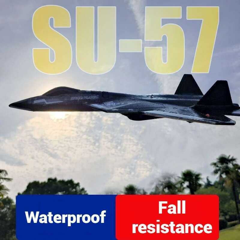 X Su57 Plane 2.4G Remote Control With Led Lights Epp Foam Hand Throwing ...