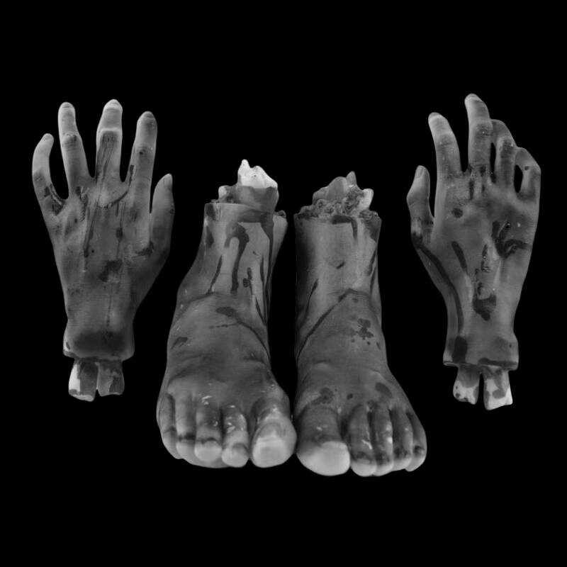 Halloween Severed Limbs Horror Props Haunted House Bloody Chamber Scene ...