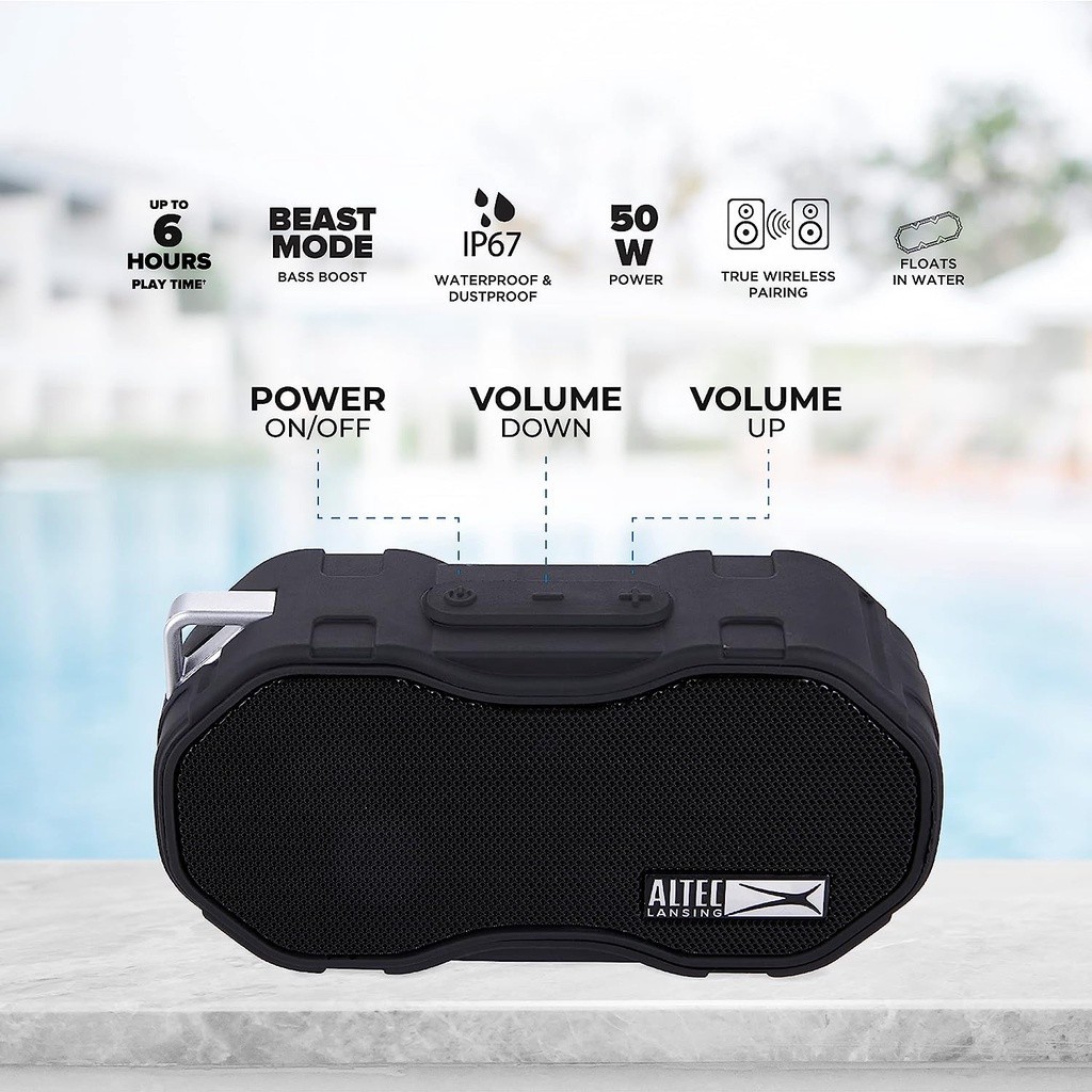 2 pack Altec Lansing Baby Boom XL Authentic Bluetooth Speaker | Shopee ...